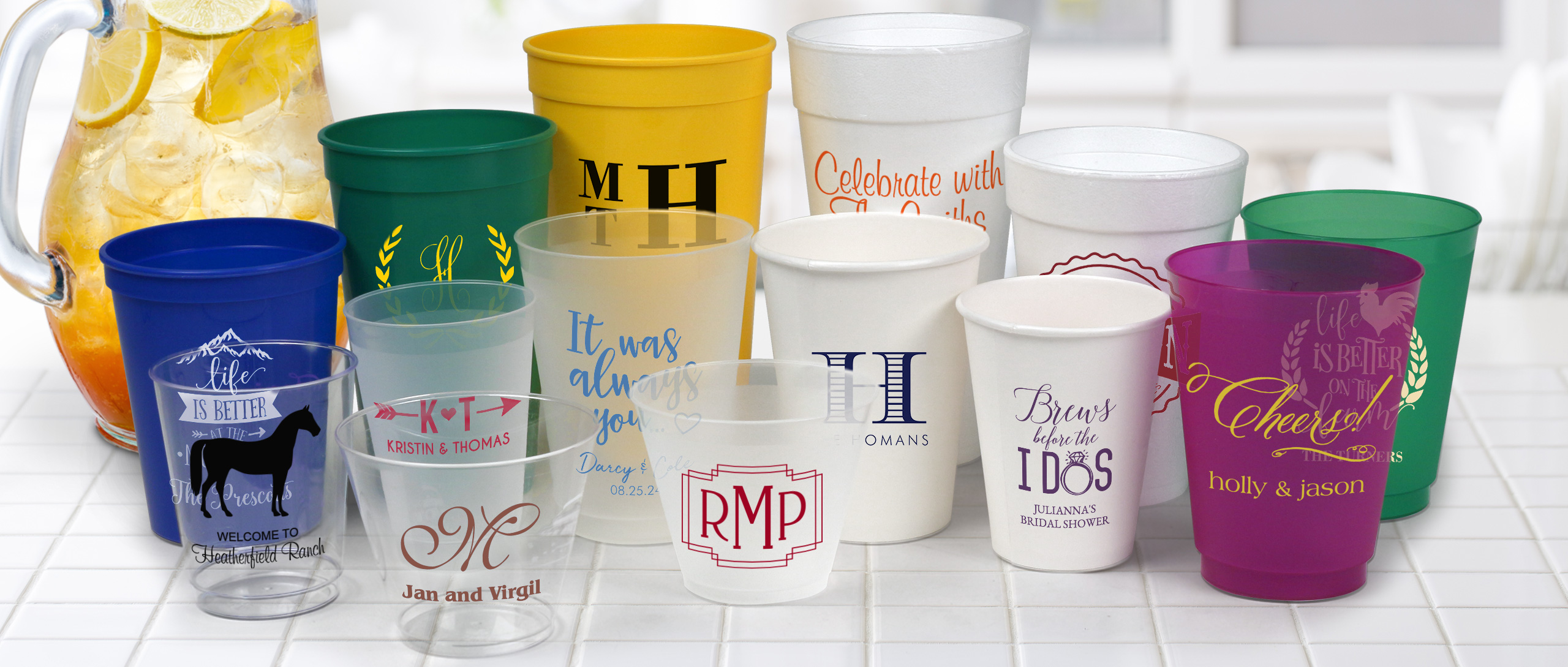 Custom Party Cups: Personalized | The Stationery Studio