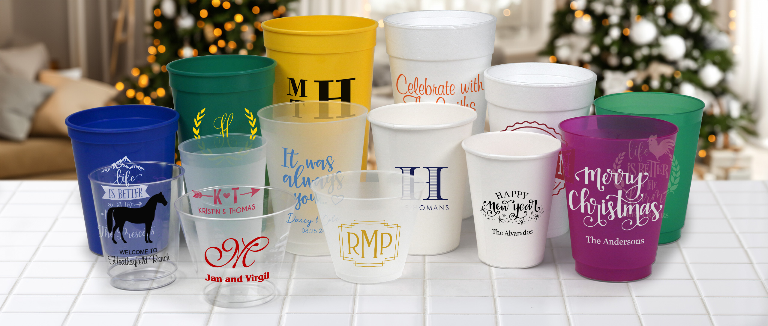 Personalized Party Cups: Custom | The Stationery Studio