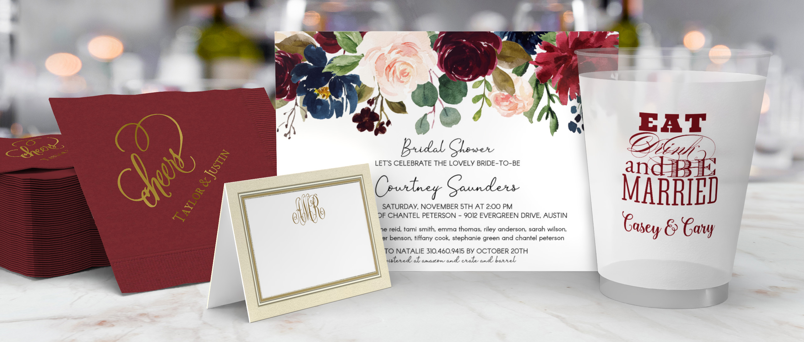 Custom Wedding Essentials: Personalized | The Stationery Studio