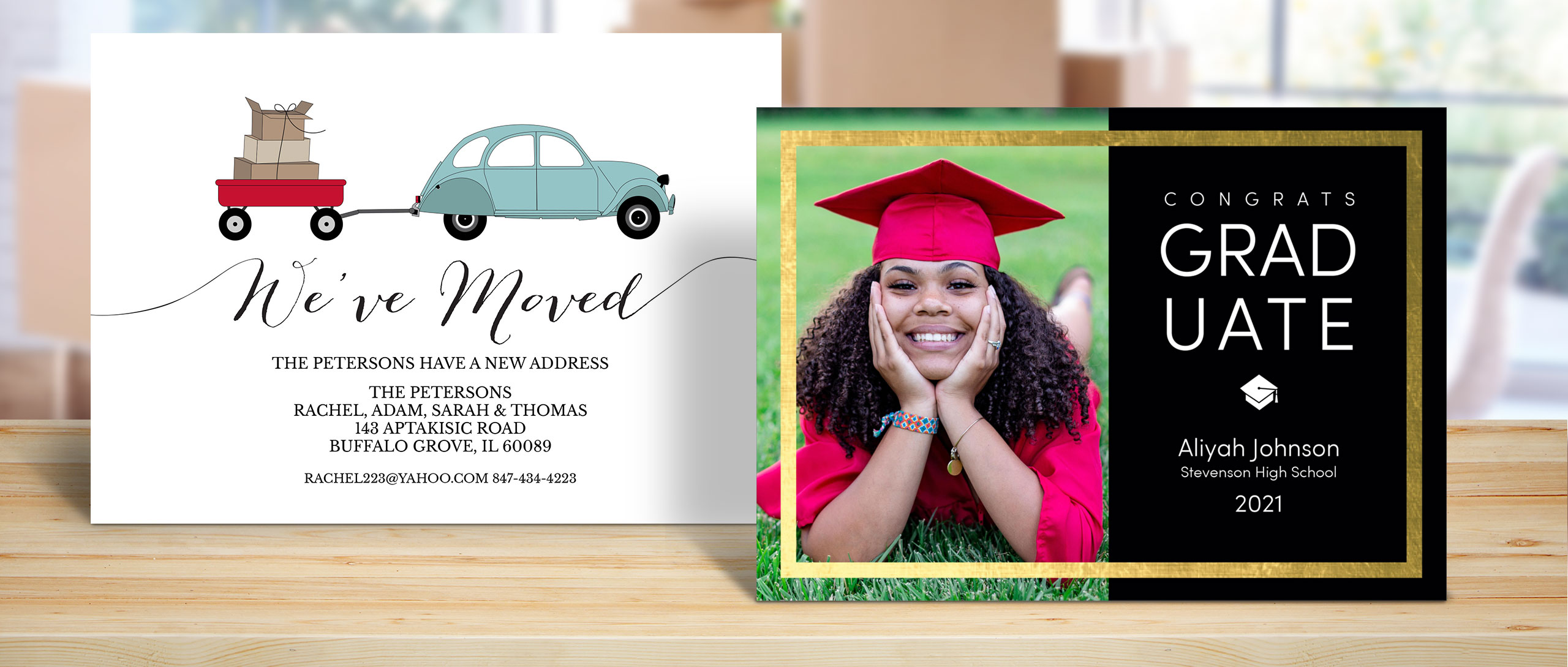 2021 Announcement Cards & Custom Announcement Cards | The Stationery Studio