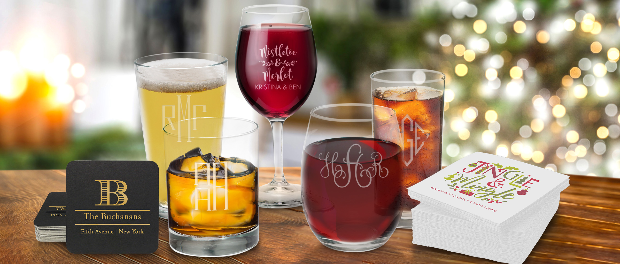 Personalized Barware Gifts | The Stationery Studio
