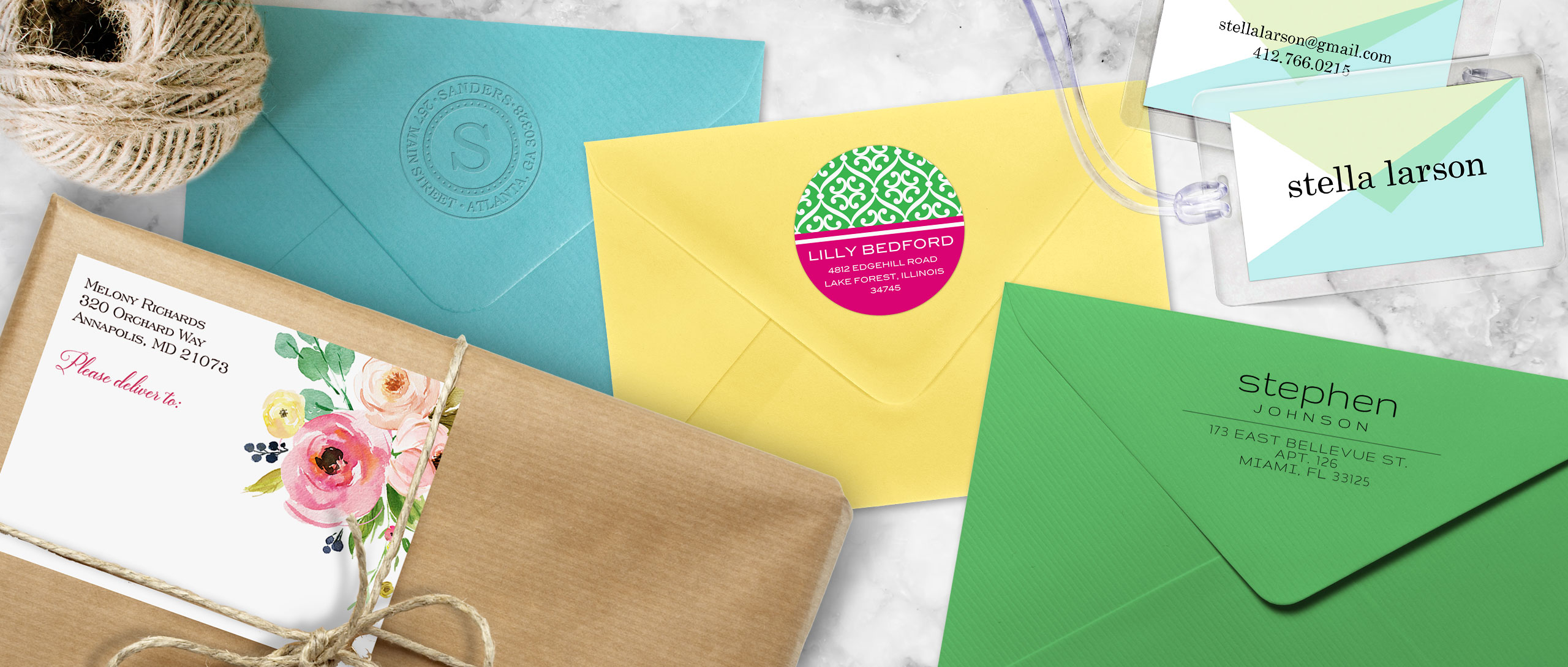 Custom Addressing Essentials: Labels & More | The Stationery Studio