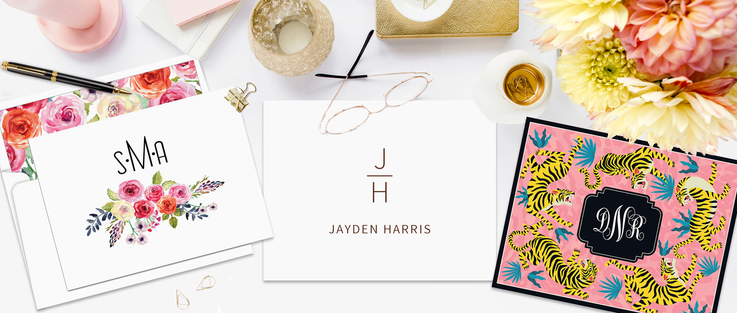 Monogrammed Stationery & Note Cards | The Stationery Studio