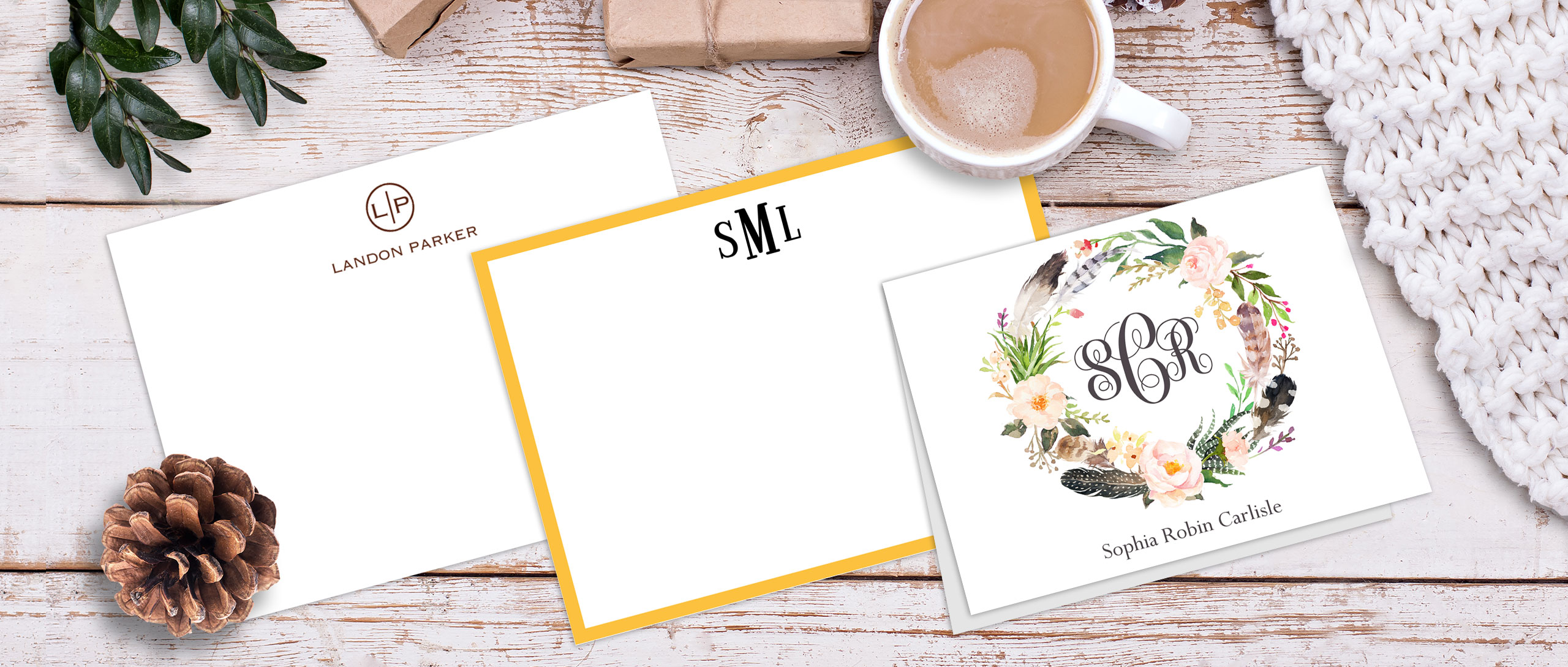 Monogrammed Stationery & Note Cards | The Stationery Studio