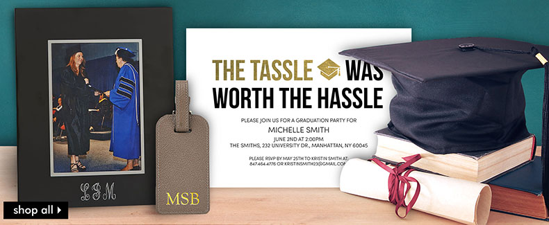 Personalized Graduation Products - The Stationery Studio