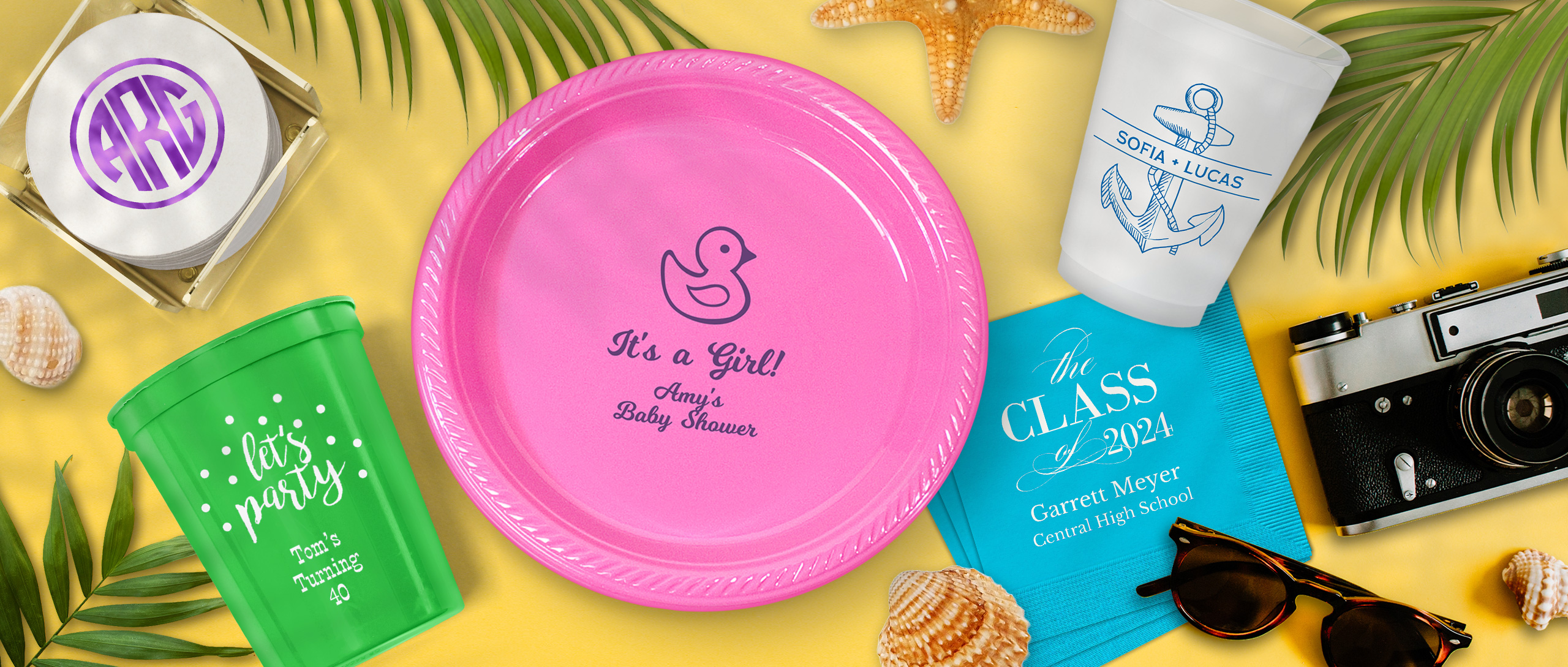 Custom Party Supplies: Personalized Items | The Stationery Studio