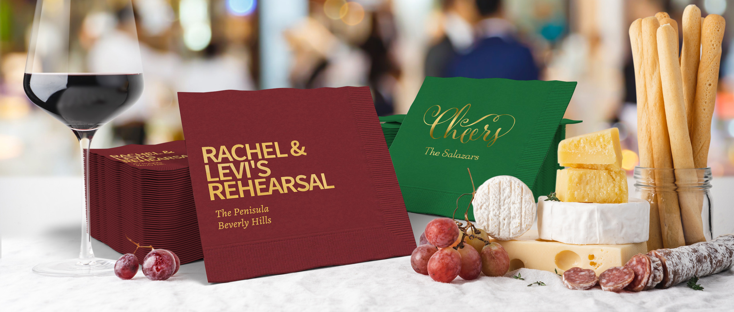 Custom Napkins: Personalized | The Stationery Studio