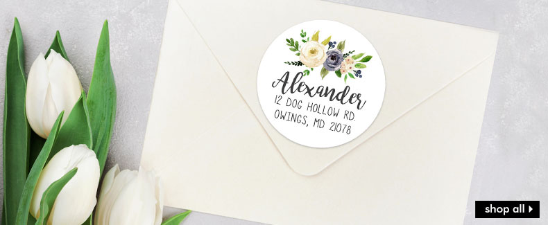 Address Labels, Personalized Address Labels - The Stationery Studio