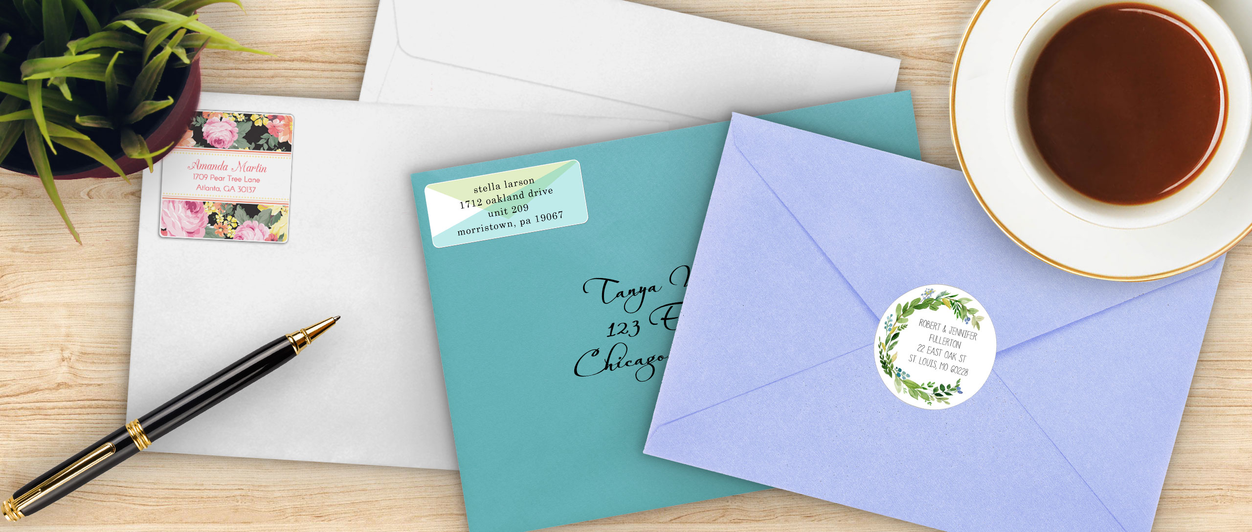 Return Address Labels: Personalized | The Stationery Studio