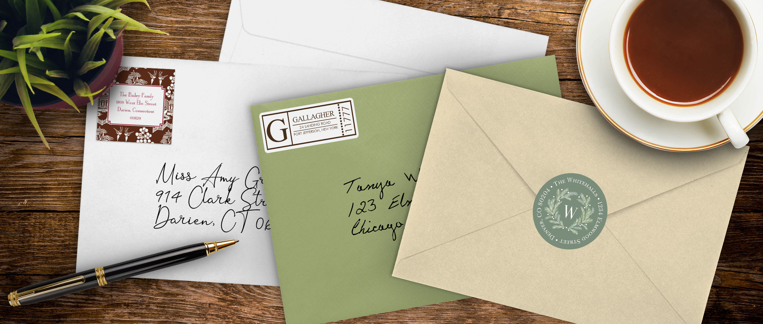 Return Address Labels: Personalized | The Stationery Studio