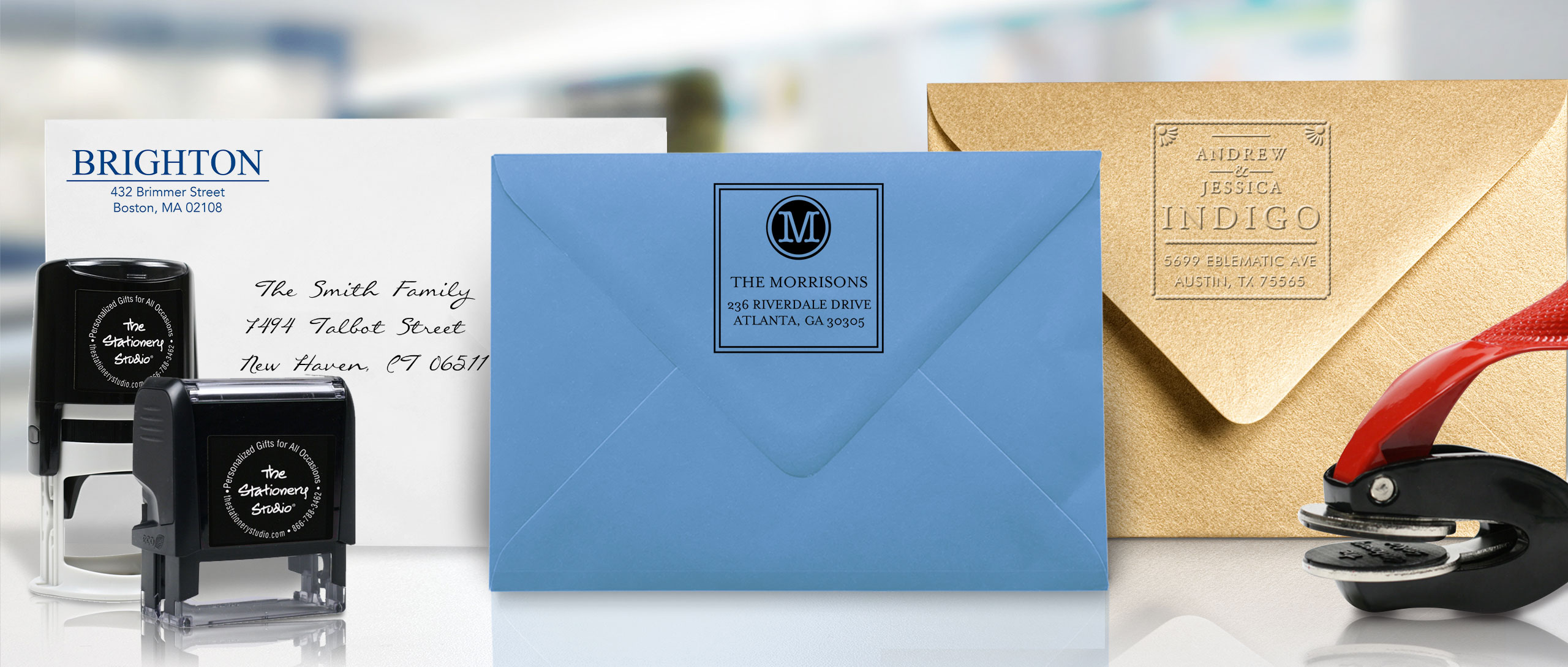 Custom Address Stamps | The Stationery Studio