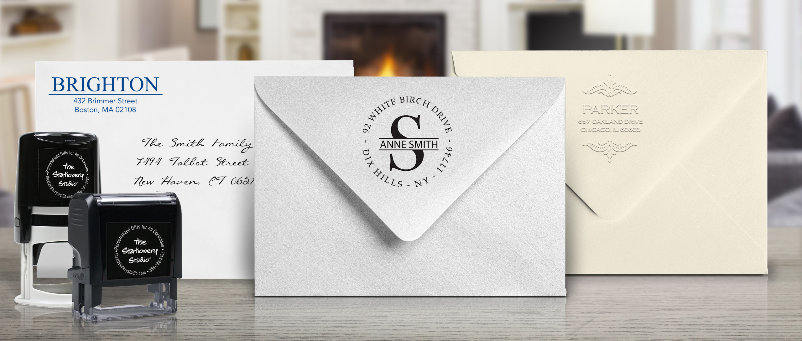 Custom Address Stamps | The Stationery Studio