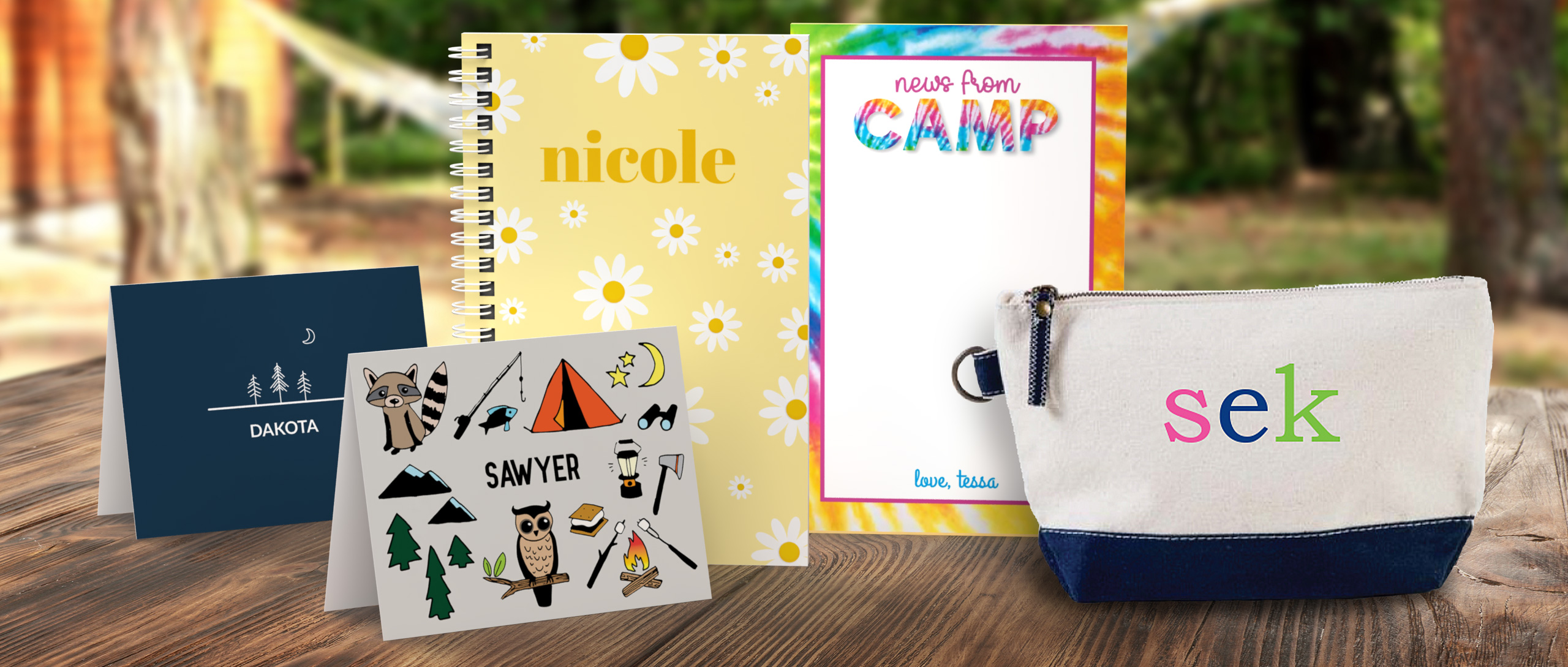 Personalized Camp Essentials & Gifts | The Stationery Studio